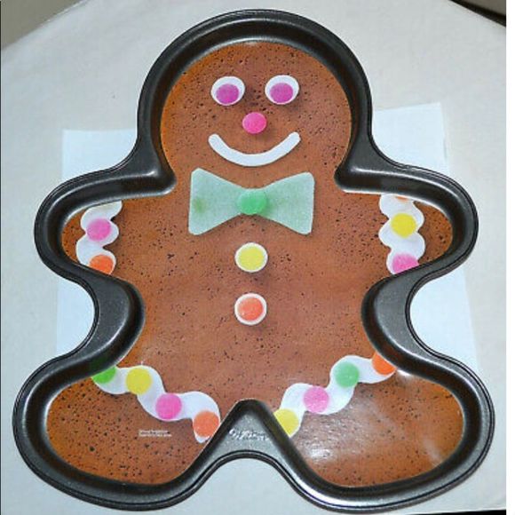 Wilton | Kitchen | Ginger Breadmancake Cookie Pan | Poshmark